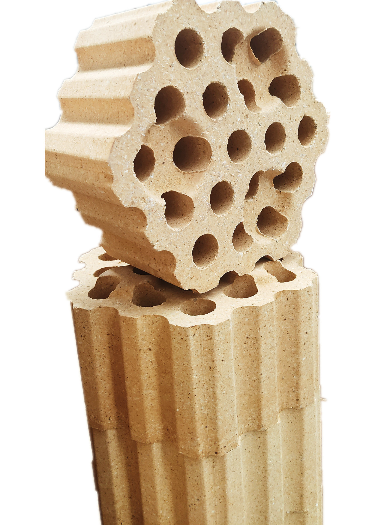Al2O3 Checker High Alumina Refractory Bricks 40Mpa For Glass Furnace 2 ...
