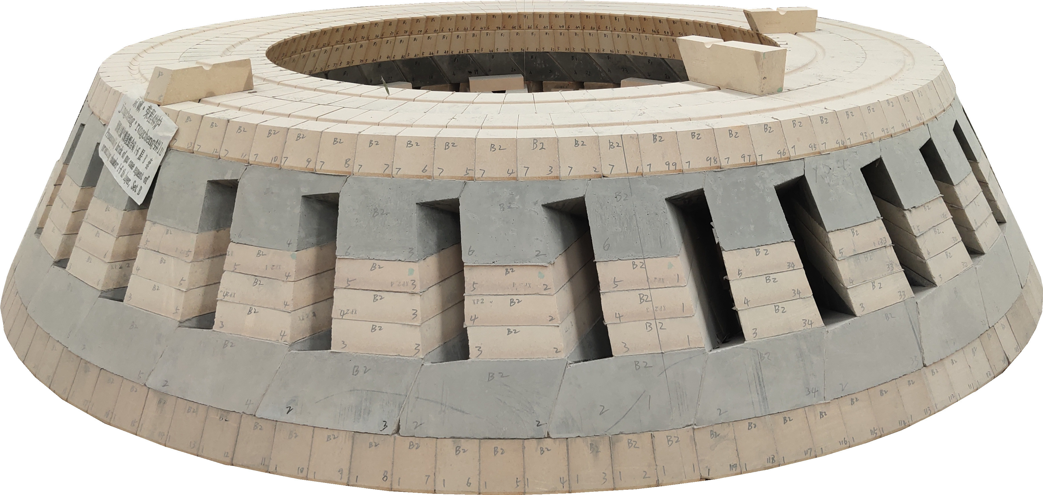 Lightweight High Density Solid Clay Brick Slag Abrasion Resistance